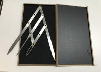 China Silver Color Eyebrows Rule With Permanent Makeup Wood Kit For Before Operation for sale