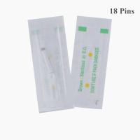 China Nano 18 Pin Eyebrow Disposable Microblading Needles / Permanent Makeup Blades for sale