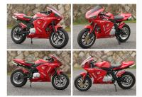 China 110cc 4-Stroke Mini Pocket Bike for Adults - 55 KM/H Max Speed, 80 KM Range, Off-Road Motorcycle for sale