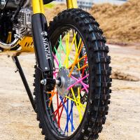 China Big Wheel Dirt Pit Bike 125cc 4-Stroke Off-Road Motorcycle with 12V Electric Start and 300kg Payload Capacity for sale