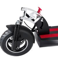China 10 Inch Electric Scooter with 350W-800W Motor, 48V Removable Battery and 150kg Load Capacity for sale