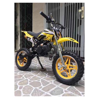 China Off-Road Mini Motorcycle Gasoline Engine 50cc Manual Start with Hydraulic Shock Absorber for Youth Riding for sale