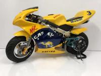 China Kids 50CC 49CC Motorcycle Mobility Scooter with 1.8L Fuel Tank and 6-Inch Wheels for sale