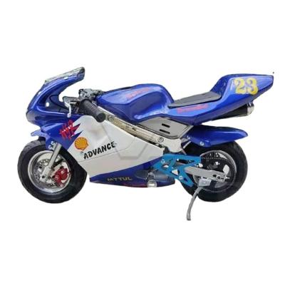 China CE Certified 49cc Gasoline Dirt Bike for Kids with 1.8L Fuel Tank and 6-Inch Wheels for Off-Road Racing for sale