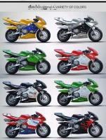 China 49cc Gas Powered Mini Scooter for Adults 1.8L Fuel Tank Hand Pull Start 6 Inch Wheels for sale