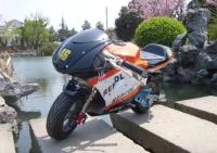 China 49cc Mini Dirt Bike for Kids Electric Start 40-60km/h Off Road Racing Motorcycle for sale