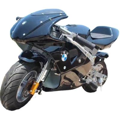 China 49cc 2 Stroke Gasoline Dirt Bike Mini Motorcycle for Kids and Adults 6 Inch Wheels for sale