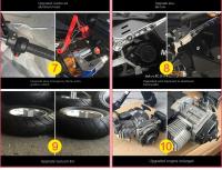 China 49cc 2 Stroke Gas Powered Self Balancing Electric Scooter Racing Moto 6 Inch Wheels for sale