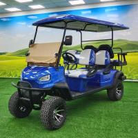 China CE Certified 4-Seat Electric Golf Cart with 72V 120AH Battery, 90-100km Range for Off-Road Use for sale