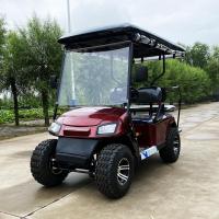 China CE Certified 4-Seat Electric Golf Cart with 72V 120AH Battery, 90-100km Range for Off-Road Use for sale