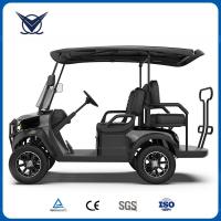 China 2024 Black 2+2 Seater Electric Golf Cart with 90km Range and 5kW Motor for Golf Courses and Resorts for sale