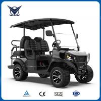 China 2024 Black 2+2 Seater Electric Golf Cart with 90km Range and 5kW Motor for Golf Courses and Resorts for sale