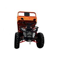 China Electric Farm 4x4 ATV with 2.8x1.26x0.75m Cargo Hopper Trailer for Agricultural Operations for sale