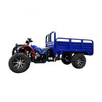 China Electric Farm 4x4 ATV with 2.8x1.26x0.75m Cargo Hopper Trailer for Agricultural Operations for sale