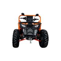 China Electric Farm 4x4 ATV with 2.8x1.26x0.75m Cargo Hopper Trailer for Agricultural Operations for sale