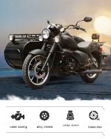 China 300cc Water Cooled Engine Gasoline Cargo Trike Motorcycle 400kg Payload Rear Disc Brake for sale