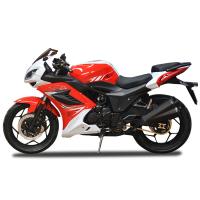 China 250cc Racing Motorcycle 2 Cylinder 4 Stroke Air Cooled CDI Ignition Sport Bike 80kmh for sale