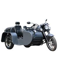 China 300cc 4 Stroke Gas Scooter with Sidecar Right Three-Wheeled Cargo Tricycle 400kg Payload for sale