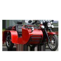 China Zongshen 300cc Water-Cooled 3-Wheel Motorcycle with Sidecar - Red Petrol Trike for Commercial Use for sale