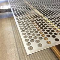 China 1500mm Perforated Stainless Steel Plate  430 321 201 for sale