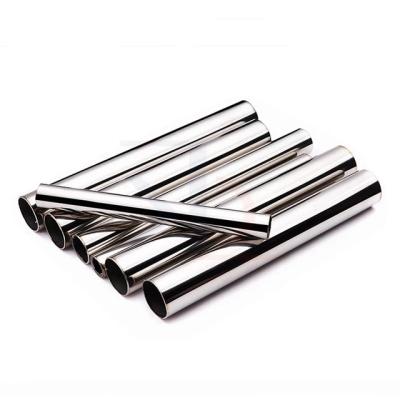 China SS201 2mm Thick Stainless Steel Welded Mirror Round Tube for sale