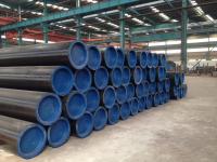 China MS ERW Welded Carbon Steel Pipe Black ASTM A53 / BS 1387 Carbon 16mm for sale