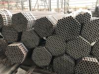 China MS ERW Welded Carbon Steel Pipe Black ASTM A53 / BS 1387 Carbon 16mm for sale