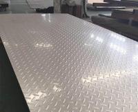 China 304 Stainless Steel Diamond Checkered Plate 2B Finish 4x8 Sheet for Industrial Flooring for sale