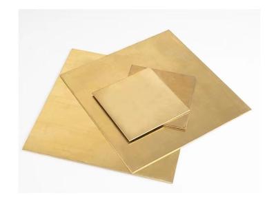 China Brass Sheet Plate 1.5mm 4x8 Copper Alloy C2680 High Purity Polished for sale