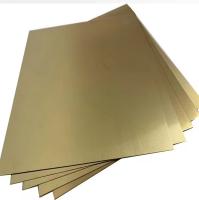 China Brass Sheet Plate 1.5mm 4x8 Copper Alloy C2680 High Purity Polished for sale