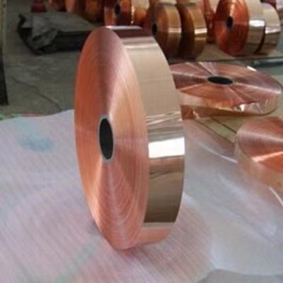 China C11000 Pure Copper Foil Roll 0.1mm-3mm Thickness 20mm-1250mm Width for Battery for sale