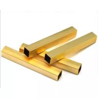 China 10 Foot 1 Meter Square Copper Pipe for Air Compressor Lines Aircon 1m Length for sale