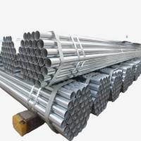China Threaded Galvanized Steel Pipe BS 1387 ASTM A53 ERW 21.3mm to 609.6mm OD with Couplers for sale