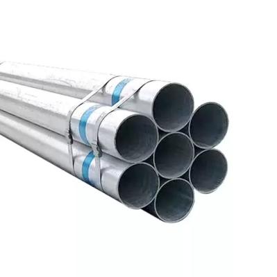 China Hot Dip Galvanized Steel Tube ERW Scaffolding Pipe 21.3-609.6mm OD 1-12m for sale