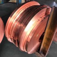 China Ground Copper Strip Roll Tape Foil Skin Laser Cut Gasket 0.01-1mm Thickness 10-420mm Width for sale