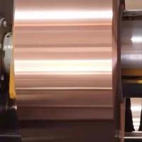 China Ground Copper Strip Roll Tape Foil Skin Laser Cut Gasket 0.01-1mm Thickness 10-420mm Width for sale