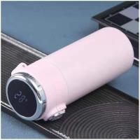 China Intelligent Temperature Display 304 Stainless Steel Vacuum Flask 320ML 420ML Outdoor Thermos for sale