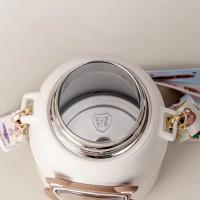 China Custom Cartoon 500ml Stainless Steel Kids Thermos Cup with Straw Lid for sale