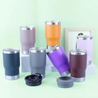 China 14oz Stainless Steel Double Wall Vacuum Insulated Can Cooler for 12oz Cans and Beer Bottles for sale