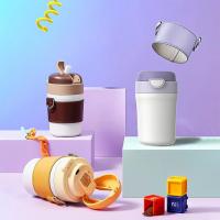 China Jinmi 380ml Insulated Leak-proof Straight Drink Bottle Food Grade PP Silicone Customizable for sale