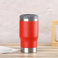 China 14oz 375ml Vacuum Insulated Stainless Steel Can Cooler for Beer Cans Bottles Double Wall for sale