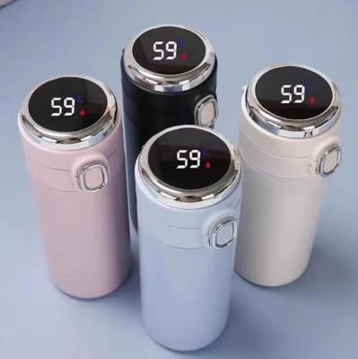 China Intelligent Temperature Display Thermos Cup 304 Stainless Steel 320ML 420ML Vacuum Flask for sale