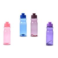 China Custom Logo PET Plastic Sports Water Bottle 550ml Large Capacity Shake Cup for Tourism Travel for sale