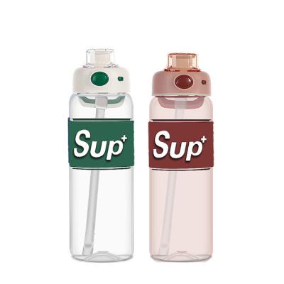 China Portable Leakproof Sports Cup 650ml 780ml Tritan Water Bottle Custom Color for sale