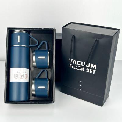 China 500ml Stainless Steel Vacuum Flask Business Gift Set Coffee Tumbler Water Bottle for sale