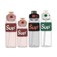 China Custom Tritan Water Bottle 650ml 780ml with Lock Lid Straw Anti-Corrosion Coating for sale