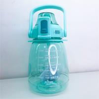 China High Appearance Level Large Capacity Plastic Red Sippy Cup Water Bottle for Students for sale