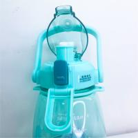 China High Appearance Level Large Capacity Plastic Red Sippy Cup Water Bottle for Students for sale
