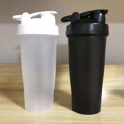 China BPA Free Plastic Protein Shaker Bottle 600ml Custom Logo Gym Sport Water Bottle for sale