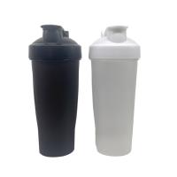 China BPA Free Plastic Protein Shaker Bottle 600ml Custom Logo Gym Sport Water Bottle for sale